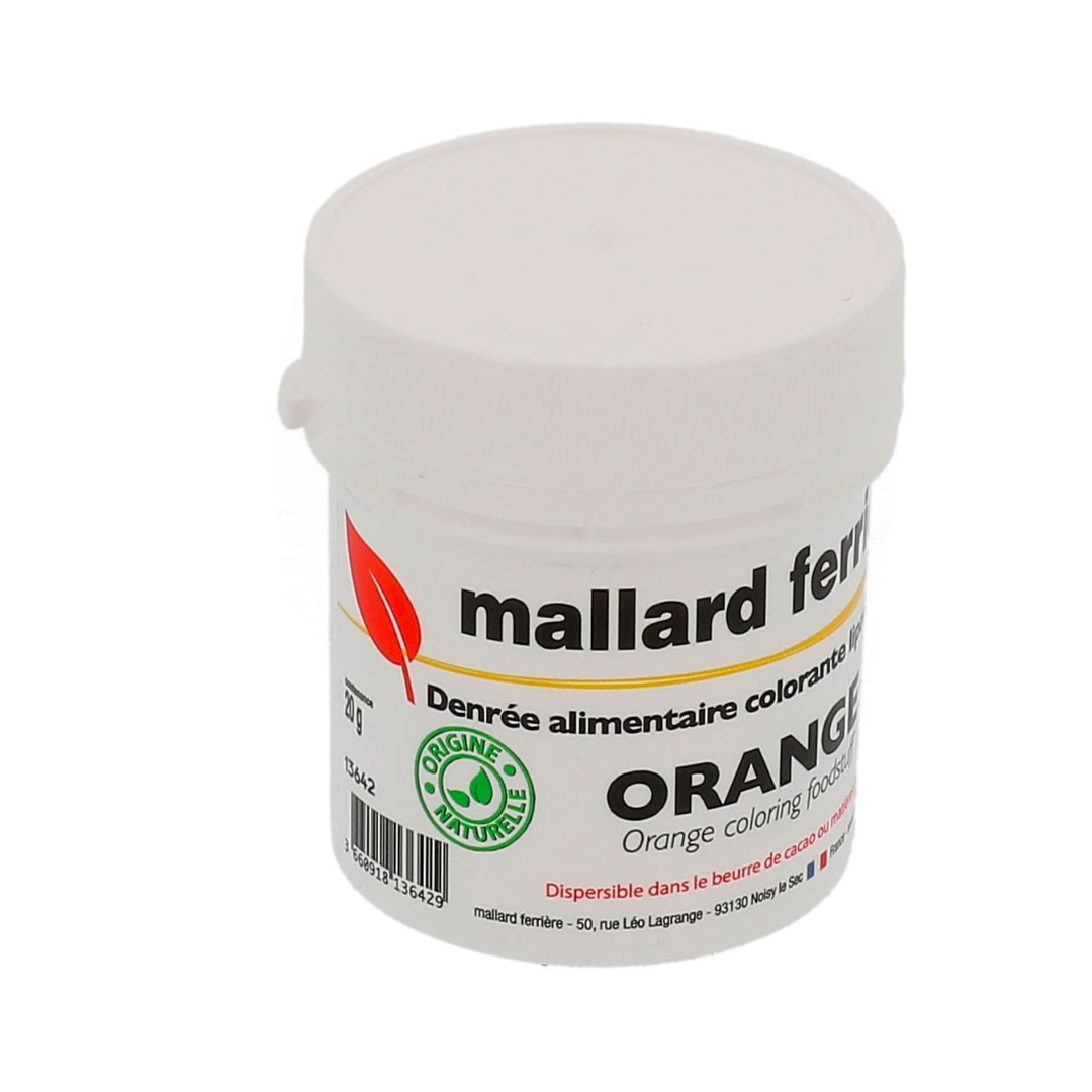 Colorant naturel en poudre - orange - 20g – AVENUE CUISINE